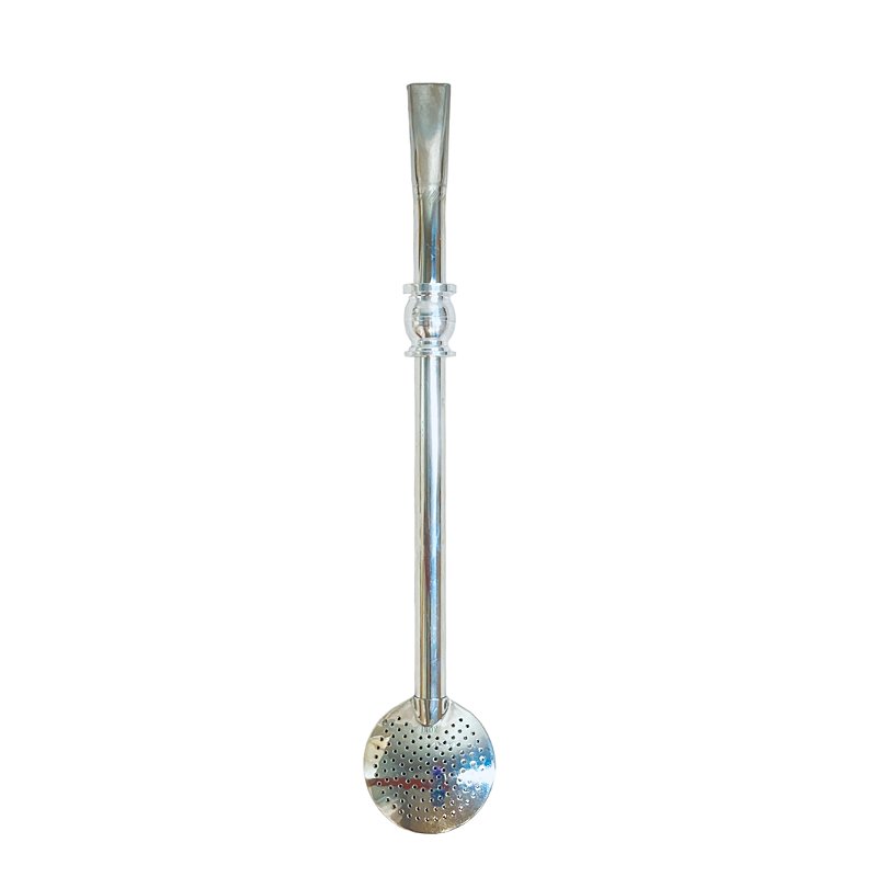Bomba Mate Aço Inox 22cm - B43 - Carina Joias