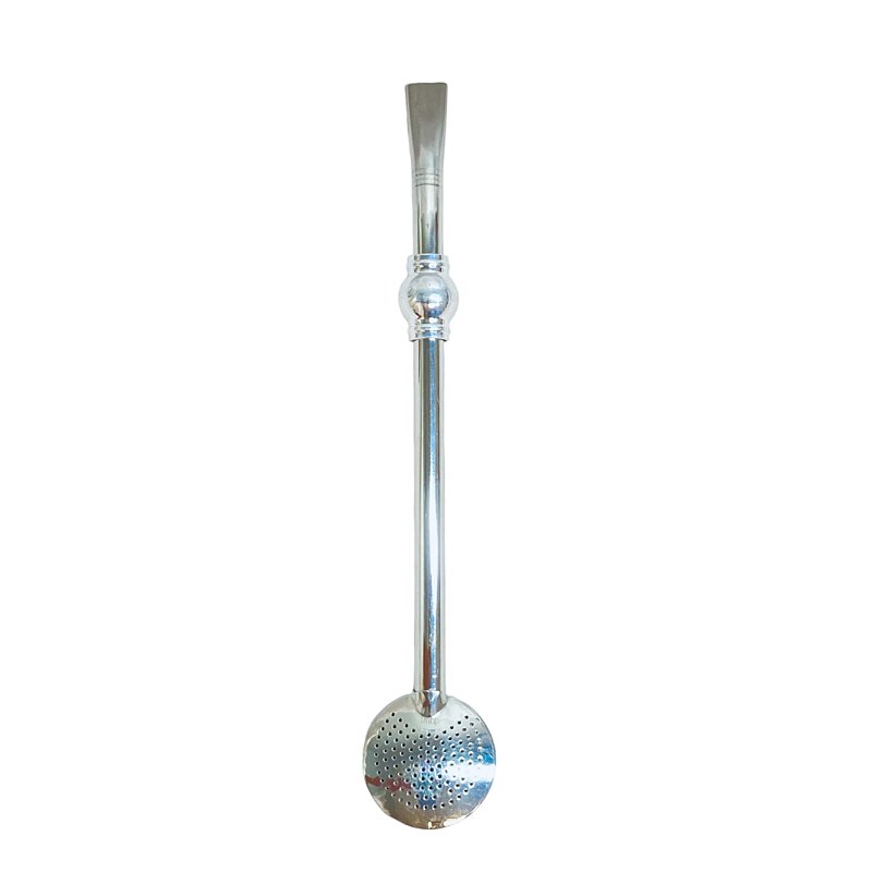 Bomba Mate Aço Inox 22cm - B54 - Carina Joias