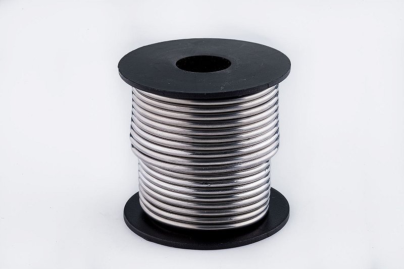 Fio de Solda a Base de Estanho 2,5mm x 500gr - TUBO CENTRO