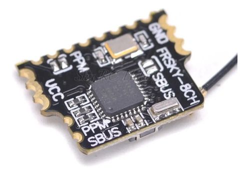 Micro Receptor Rx Frsky 8 Canais Nano Ppm Pwm Sbus Accst - Redemeke