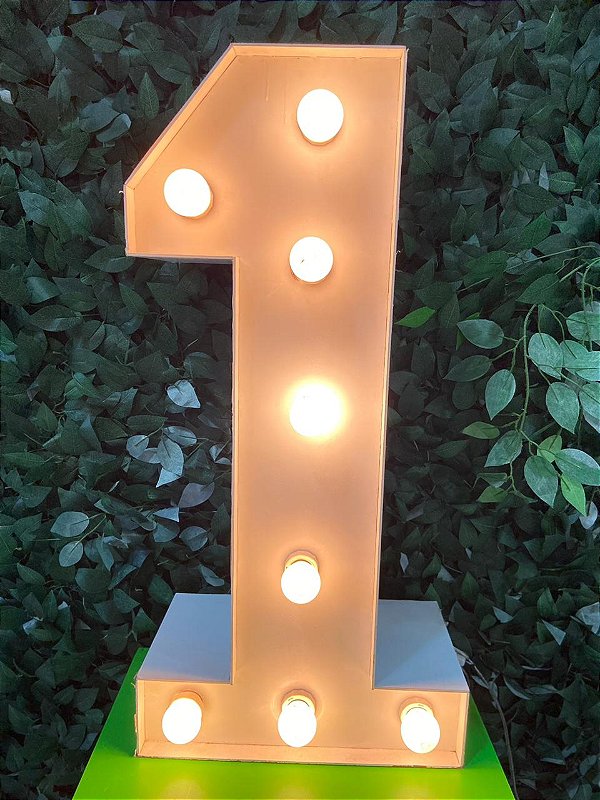 Luminaria Led - N 1 - Folia Ateliê - Locação de Decorações