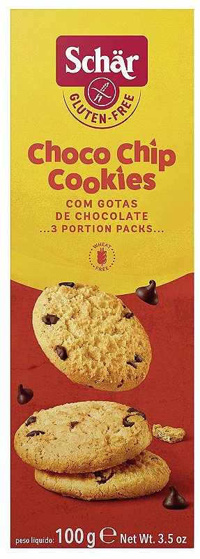 CHOCO CHIP COOKIE 100G SCHAR - Distra Alimentos