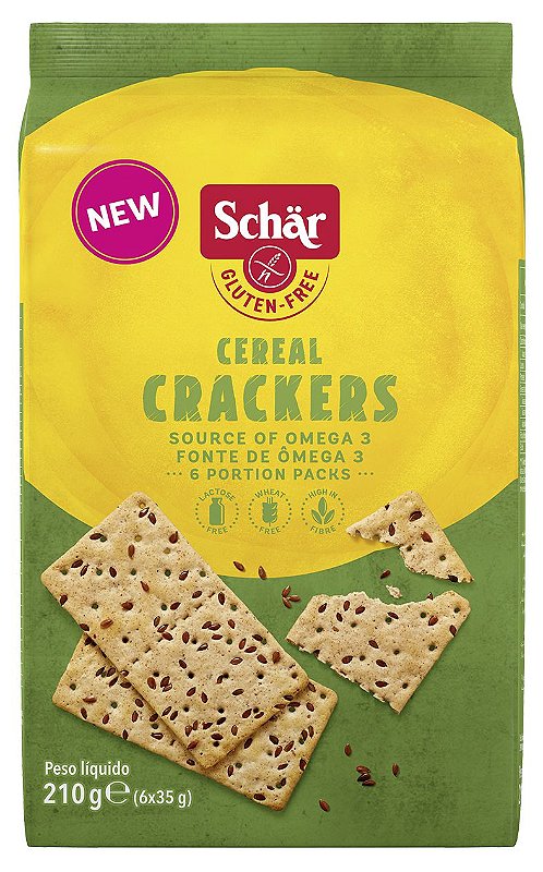 CEREAL CRACKERS SEEDS SCHAR 210G - Distra Alimentos