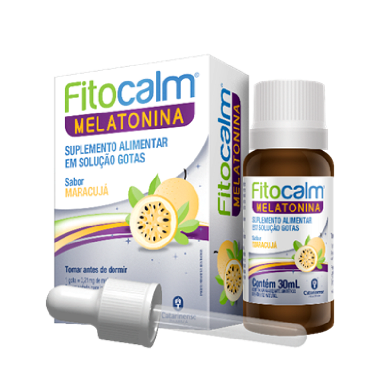 FITOCALM MELATONINA SABOR MARACUJA 30ML CATARINENSE - Distra Alimentos