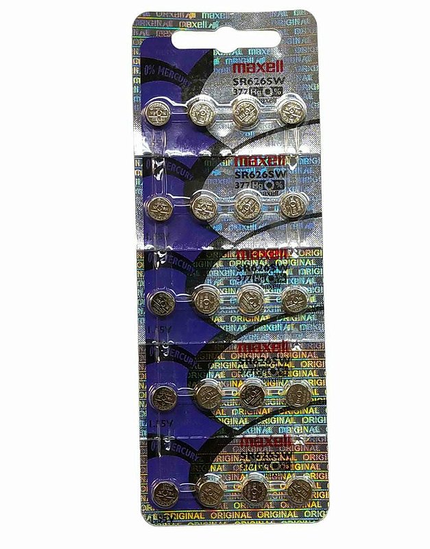 BATERIA MAXELL 377 - Acessórios e Produtos para Relojoaria
