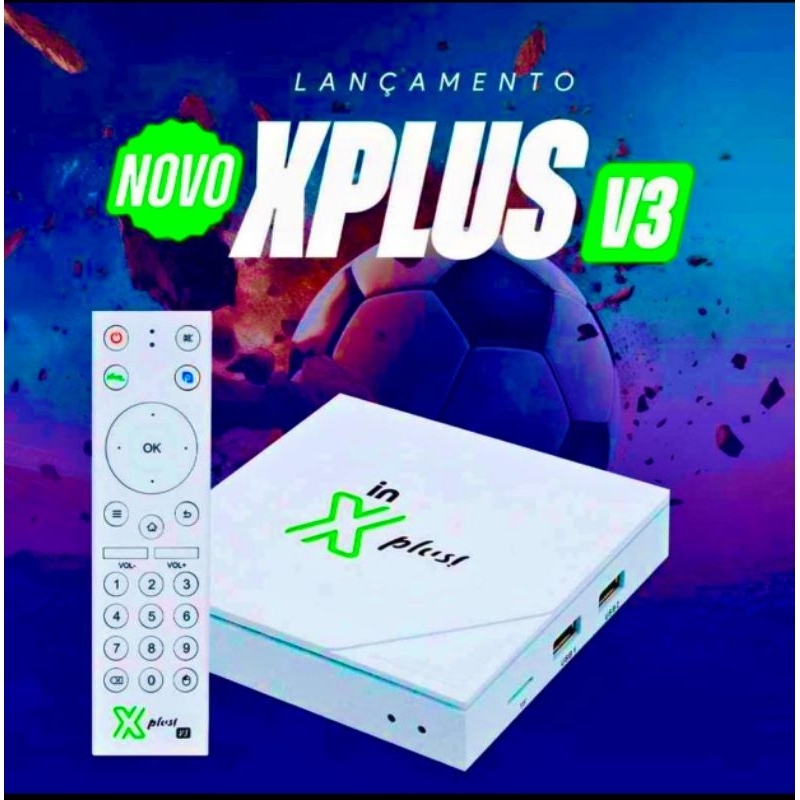 In X Plus V3 Tv box Conversor Full HD 4K 100% Original - Total Importado