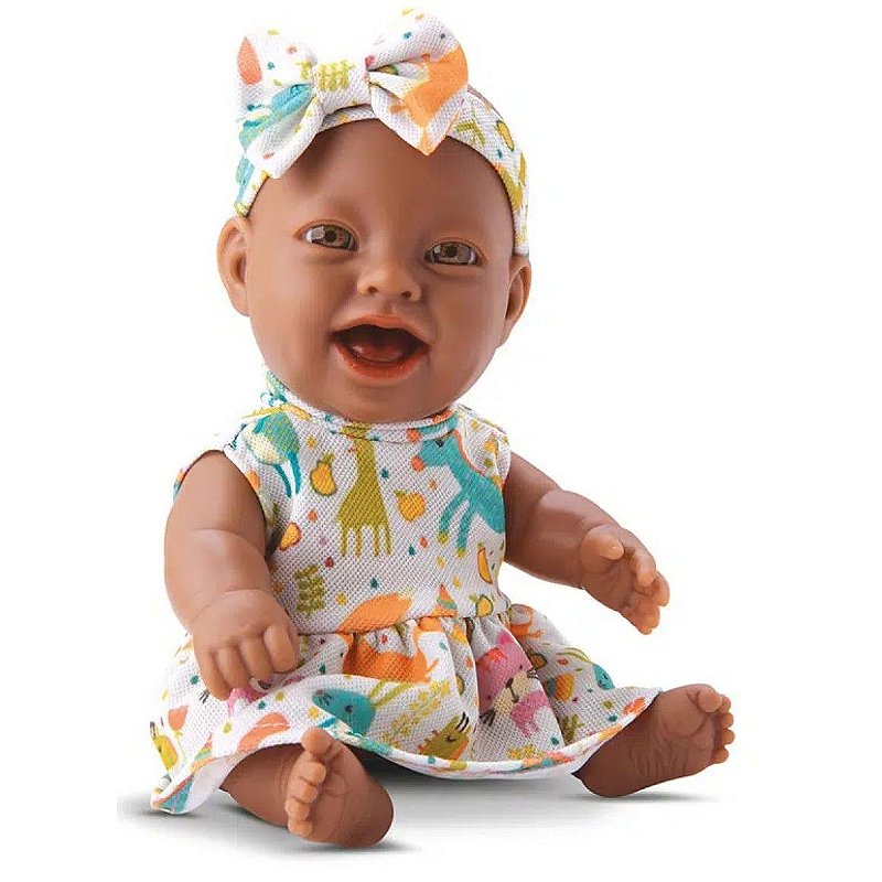 Boneca Bambolinha Negra 742 Bombola - Kleber Variedades