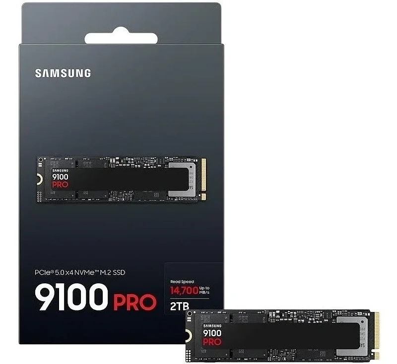 SSD M.2 NVMe Gen5 2TB 14.700MB/s Samsung 9100 Pro PC / Ps5 ...