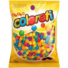 Confeitos coloreti mini sabor chocolate kg - EMPORIO DA TERRA