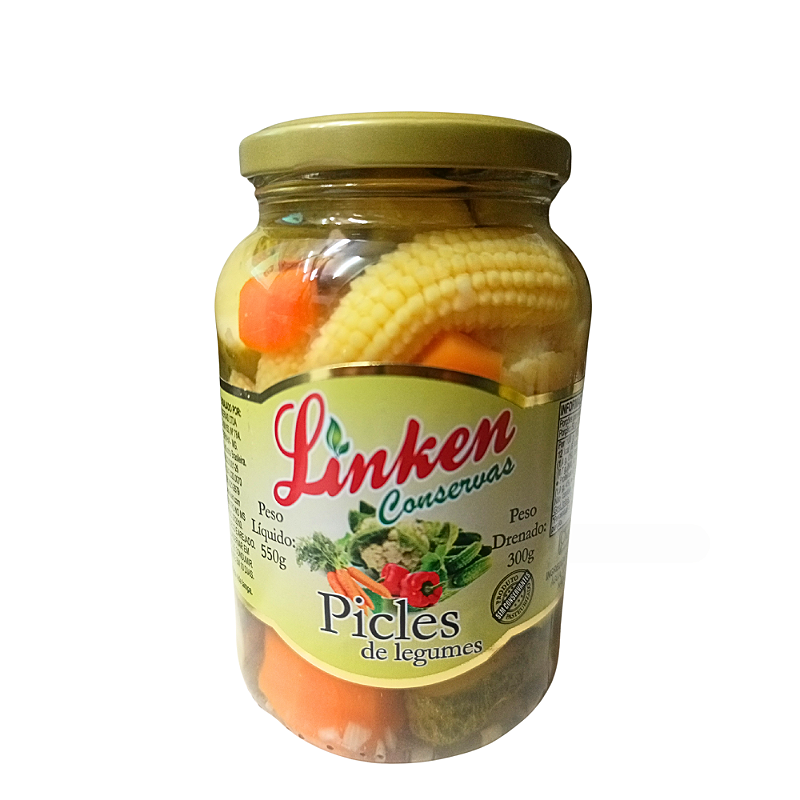 Picles em conserva Linken 300g - EMPORIO DA TERRA