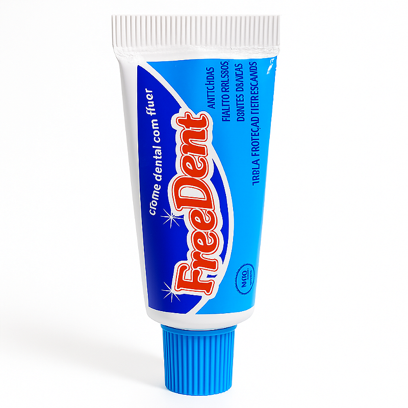 Creme Dental FreeDent 30g Sabor Menta – Tripla Proteção com Flúor ...