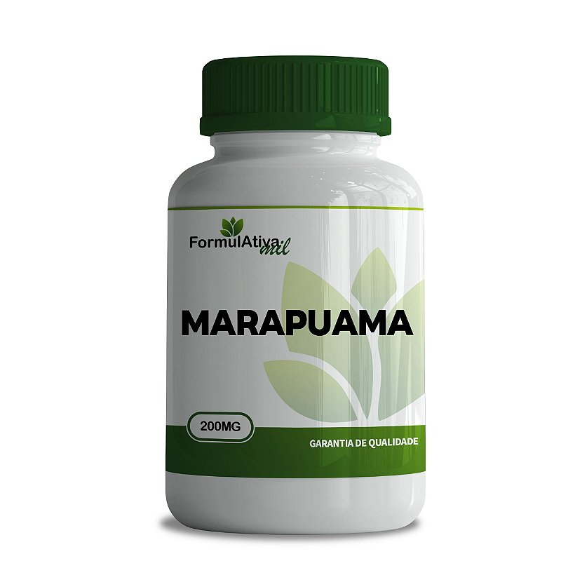 Marapuama 200mg 60 Cápsulas - Fórmulativa Mil - FórmulAtiva Mil