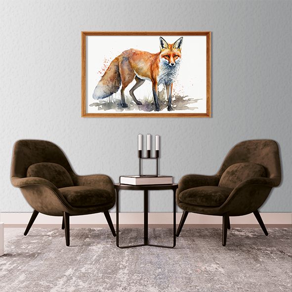 Raposa em Aquarela - Kolei