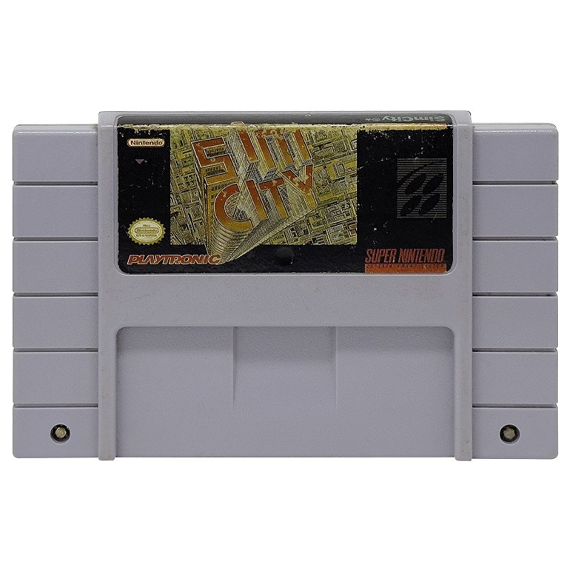 Jogo usado SimCity - Super Nintendo SNES - Game Mania - Game Mania