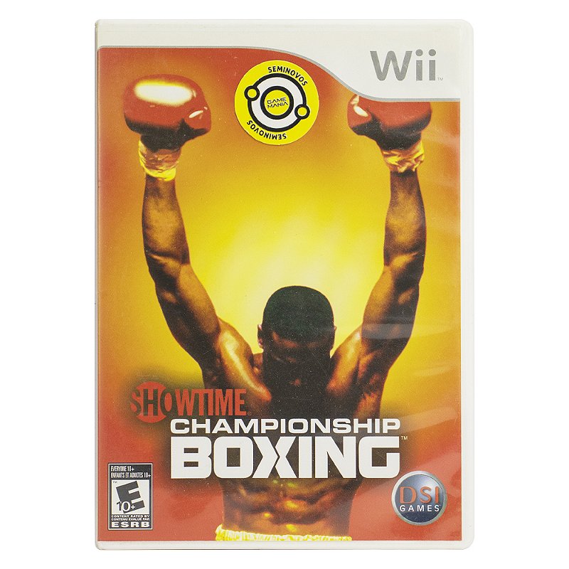 Jogo Usado Showtime Championship Boxing- Nintendo Wii - Game Mania ...