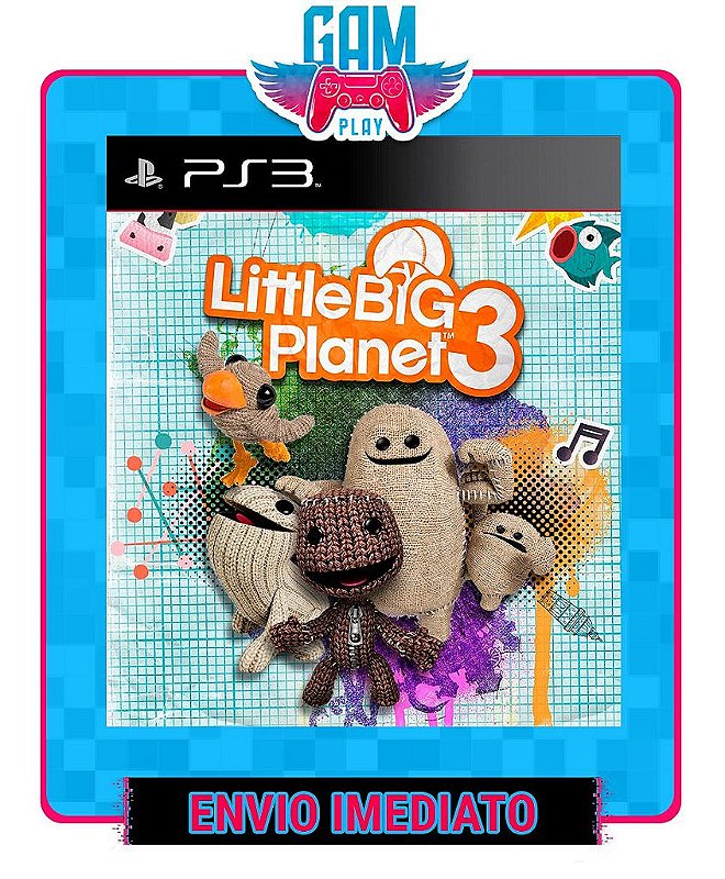 Little Big Planet 3 - Ps3 - Midia Digital - GamPlay