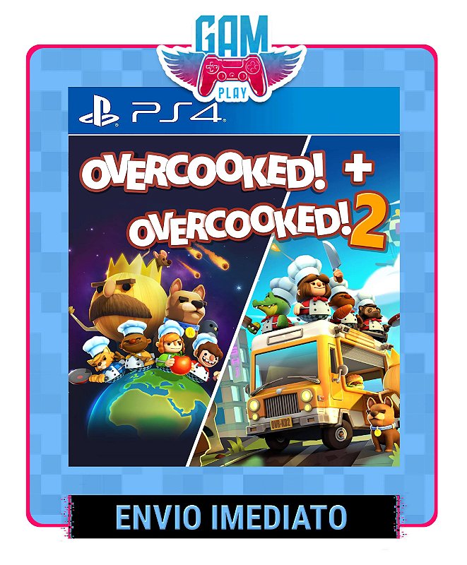 Overcooked! + Overcooked! 2 - Playstation 4 - Edição Padrão - Midia ...
