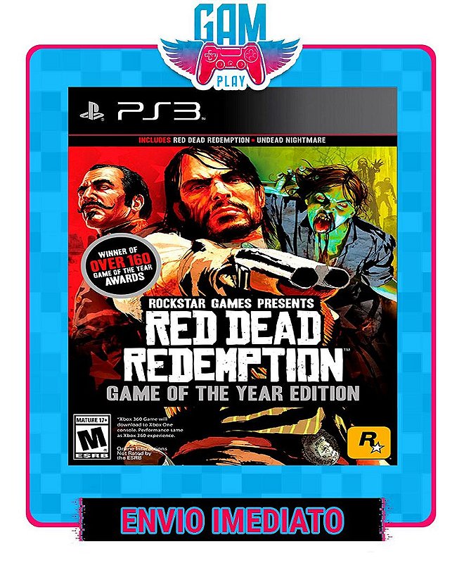 Red Dead Redemption E Undead Nightmare Collection - Ps3 - Midia Digita ...