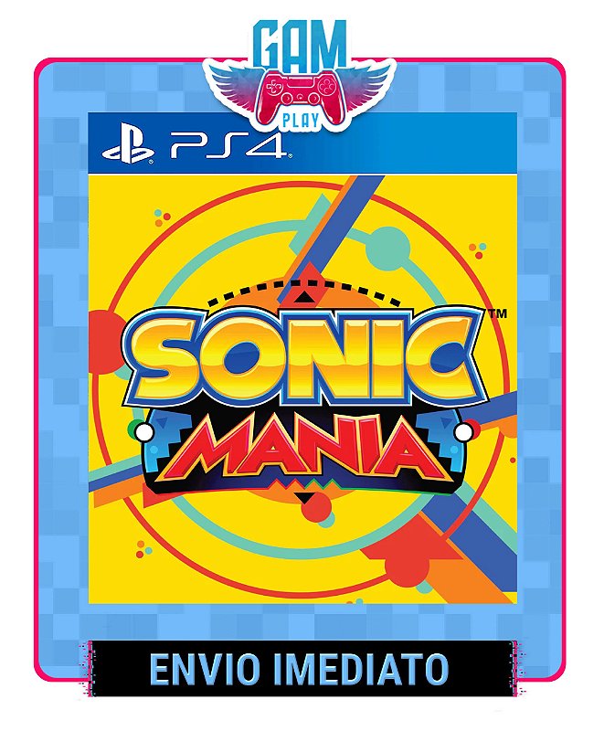 SONIC MANIA - Playstation 4 - Edição Padrão - Midia Digital - GamPlay