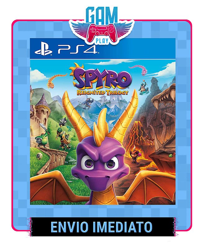 Spyro Reignited Trilogy - Playstation 4 - Edição Padrão - Midia Digital ...