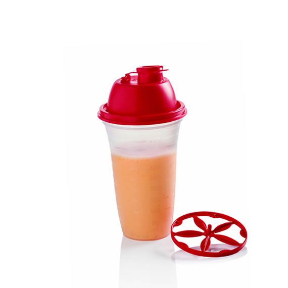 Tupperware Quick Shake 500ml Tampa Vermelha - Mercado da Cozinha - Seu ...