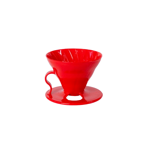 Porta Filtro V60 - 02 - Vermelho - Waals - Bella Vista Café
