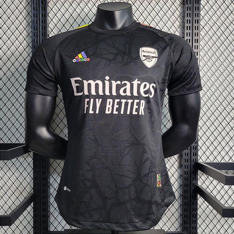 Nova Camisa Edição Jogador Arsenal Edição Especial Preta 2023 / 2024 ...
