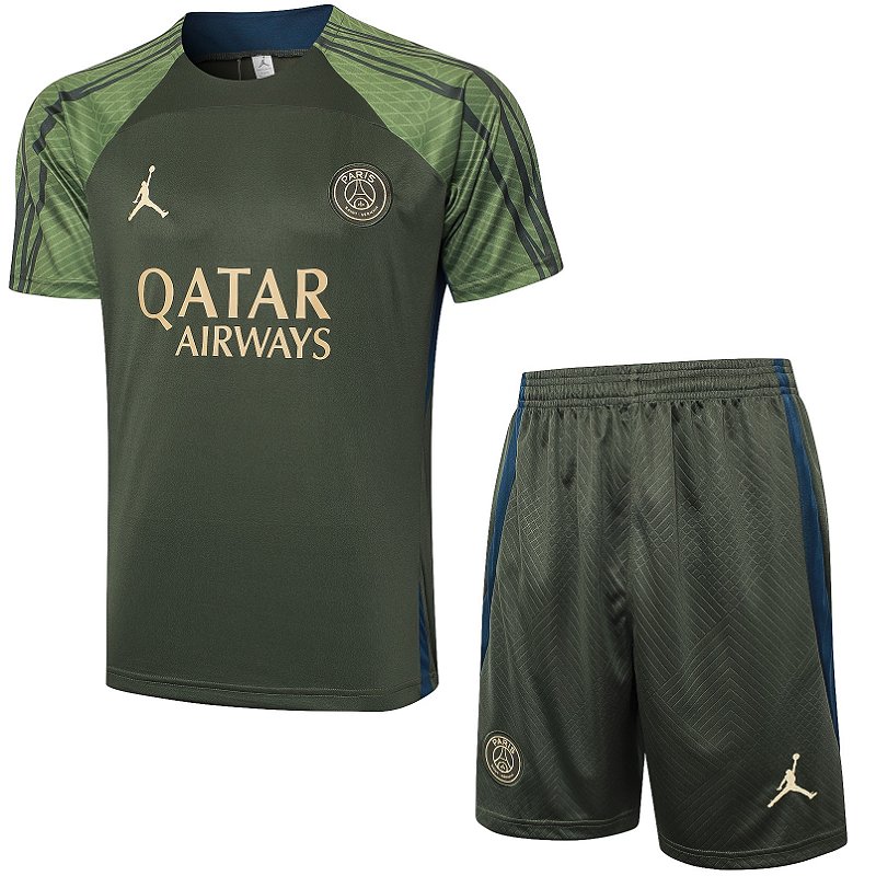 Conjunto PSG Verde Musgo Masculino 2024 / 2025 - 021 Sport | Camisas de ...
