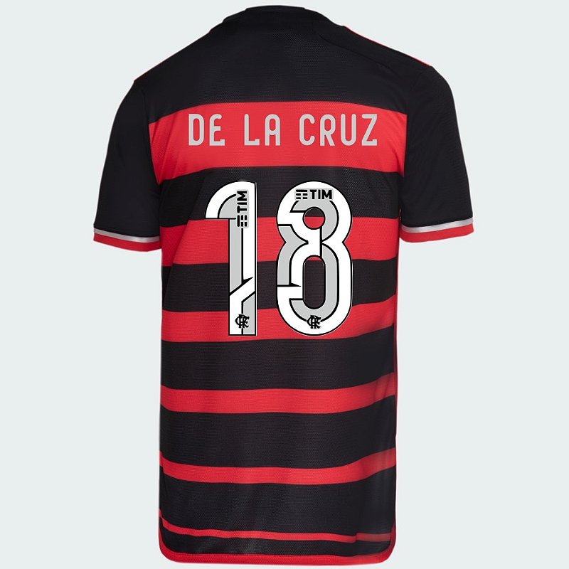 Nova Camisa Flamengo 1 De La Cruz 18 Torcedor 2024 / 2025 - 021 Sport ...