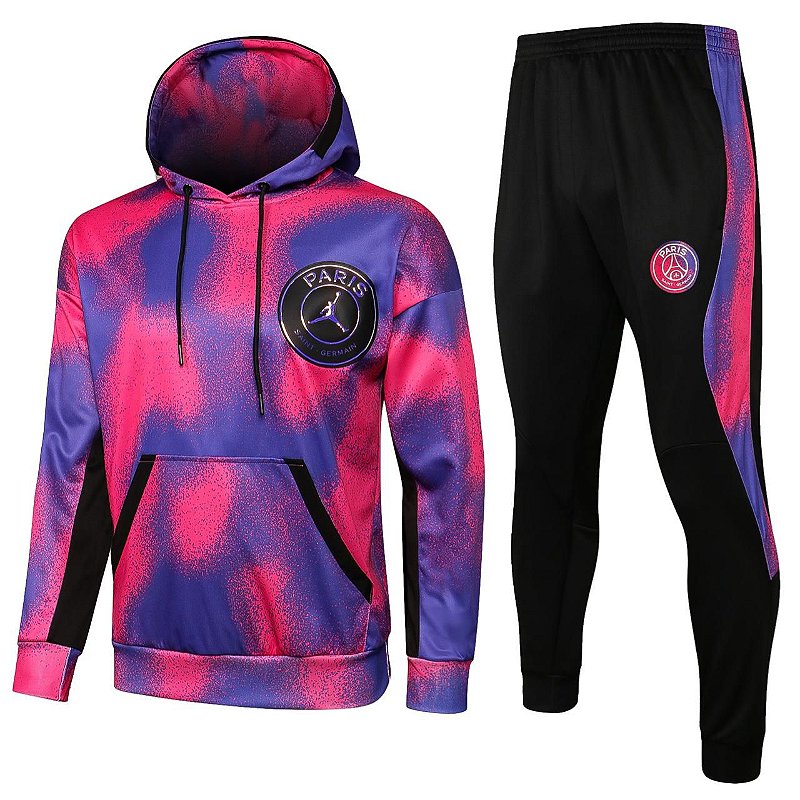 Conjunto PSG Jordan Full com Capuz 1 Viagem Unissex - 021 Sport ...
