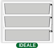 BASCULANTE 2 BÁSCULAS - BRANCO - Alumiaço - Portas e Janelas em Alumínio