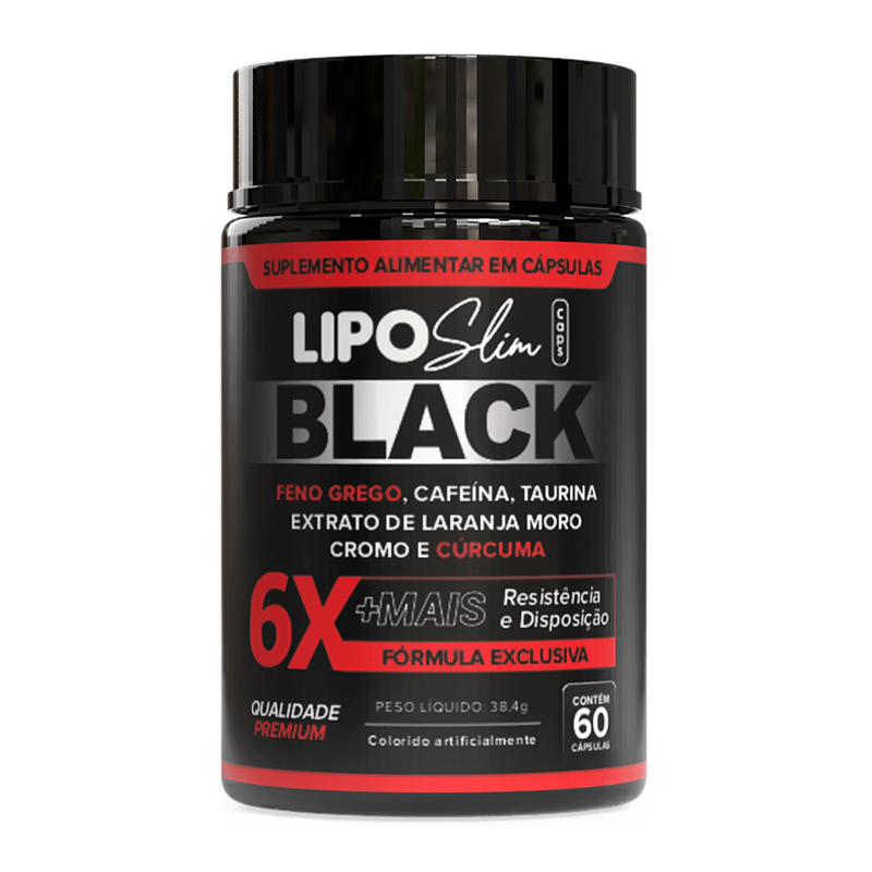 1 Slim Black - LIPO SLIM CAPS