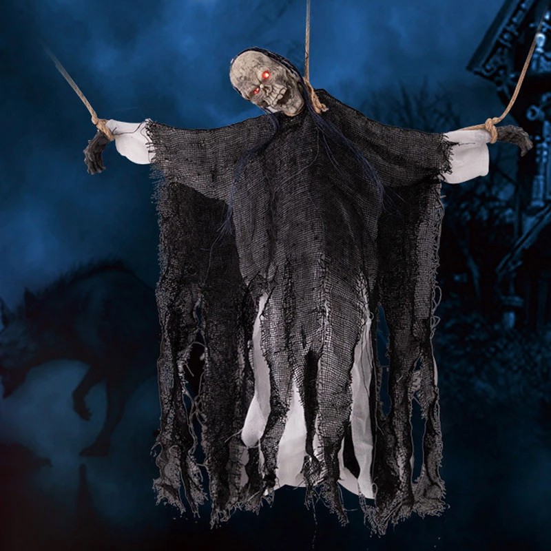 Monstro Pendurado 50cm - Som Arrepiante e Acende os Olhos - Alegra ...