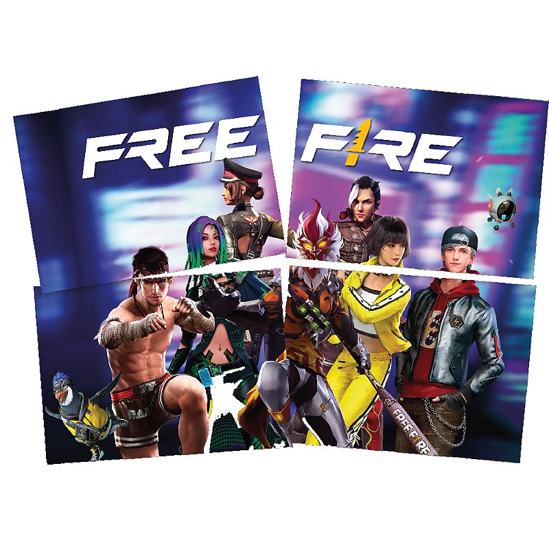 Painel Cartonado Free Fire - Alegra Festa - Artigos para Festas