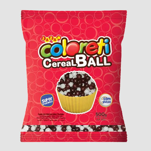 Coloreti Mini Ball Cereais Crocantes Cobertura Chocolate - 500g ...