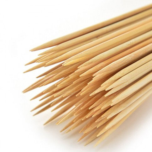 Espeto de Madeira Grande 25cm - 100 Unidades - Alegra Festa - Artigos ...