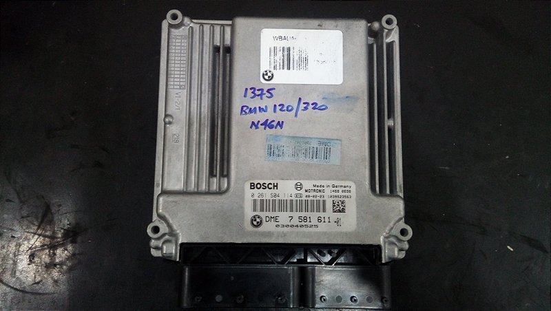 Módulo de Injeção - BMW 120/ 318/ 320 - DME - 7581611 - 0 261 S04 114 ...