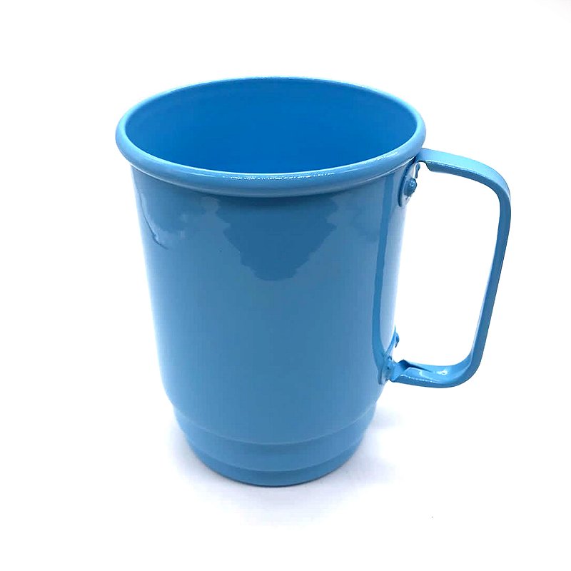 Caneca de Aluminío Azul Premium P/ Sublimação - 550ML - LF Sublimação ...