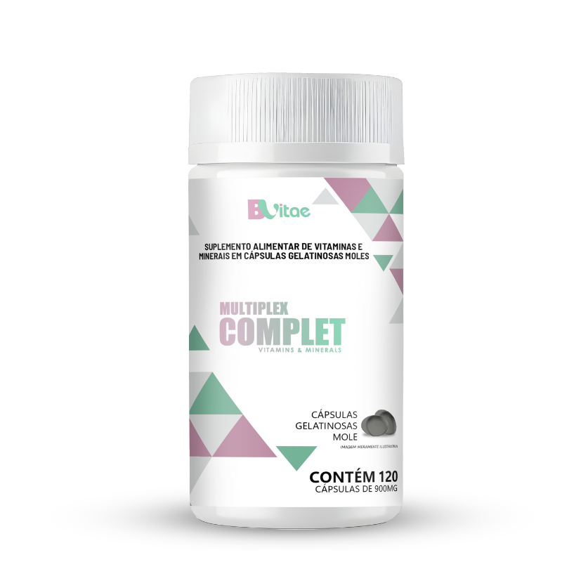 Multiplex Complet 120 cápsulas (Gelatinosa) - Bvitae - Suplementos para ...