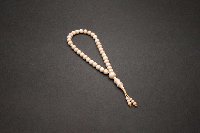 Masbaha Astaghfirullah Madeira de Pessegueiro Clara - Arya Japamalas