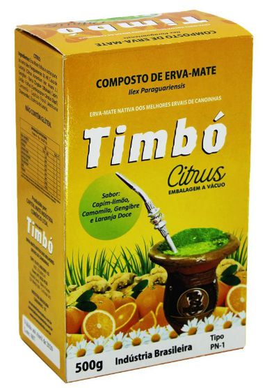Erva Mate Timbó Citrus 500g - Portal da Erva - Comprar Erva-Mate para ...