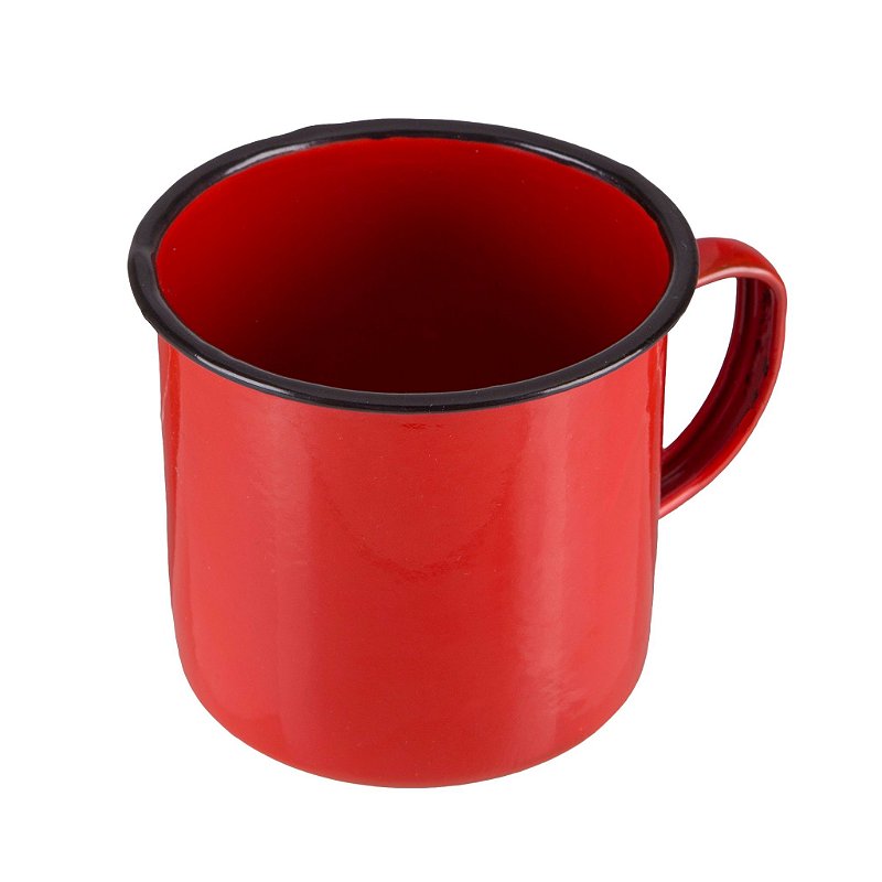 Caneca Esmaltada Tradicional Grande 400 ml Café Drinks Casa - Utifácil ...