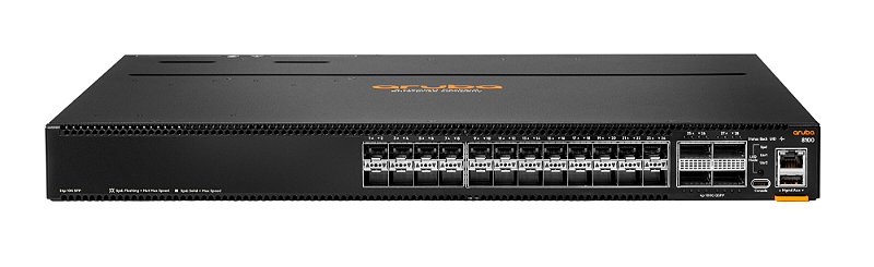 Switch HPE Aruba CX 8100 24x 10G SFP+ 4x 40/100G QSFP28 FB3 2x AC PSU ...