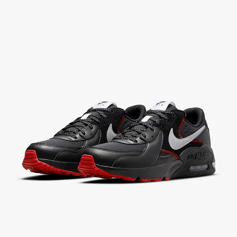 Tênis Nike Air Max Excee Preto com Vermelho - Top Store