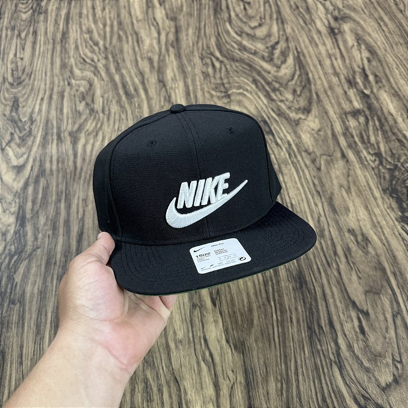 Boné Nike Aba Reta Preto - Top Store