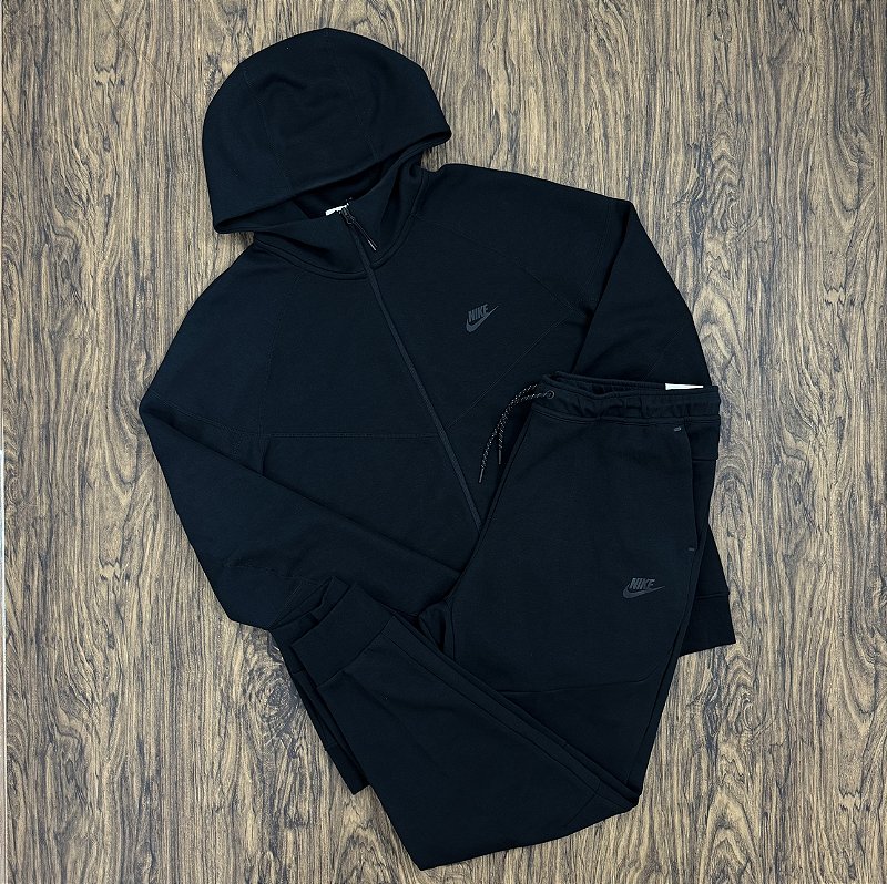Conjunto Nike Tech Fleece Preto - Top Store