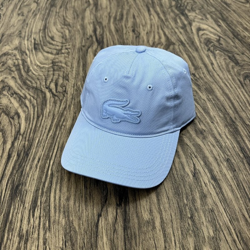 Boné Lacoste Big Croco Sarja RK1489 Azul Bebê - Top Store