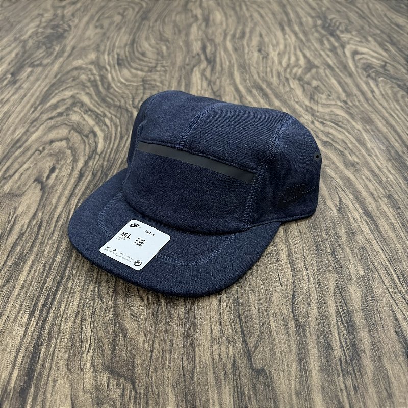 Boné Nike Tech Fleece Azul Marinho - Top Store