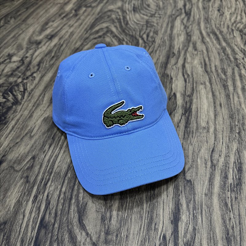 Boné Lacoste Big Croc 2025 Azul - Top Store