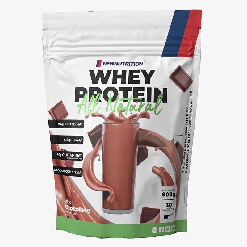 Whey Protein 900g Newnutrition | Nutrione Suplementos - Nutrione ...